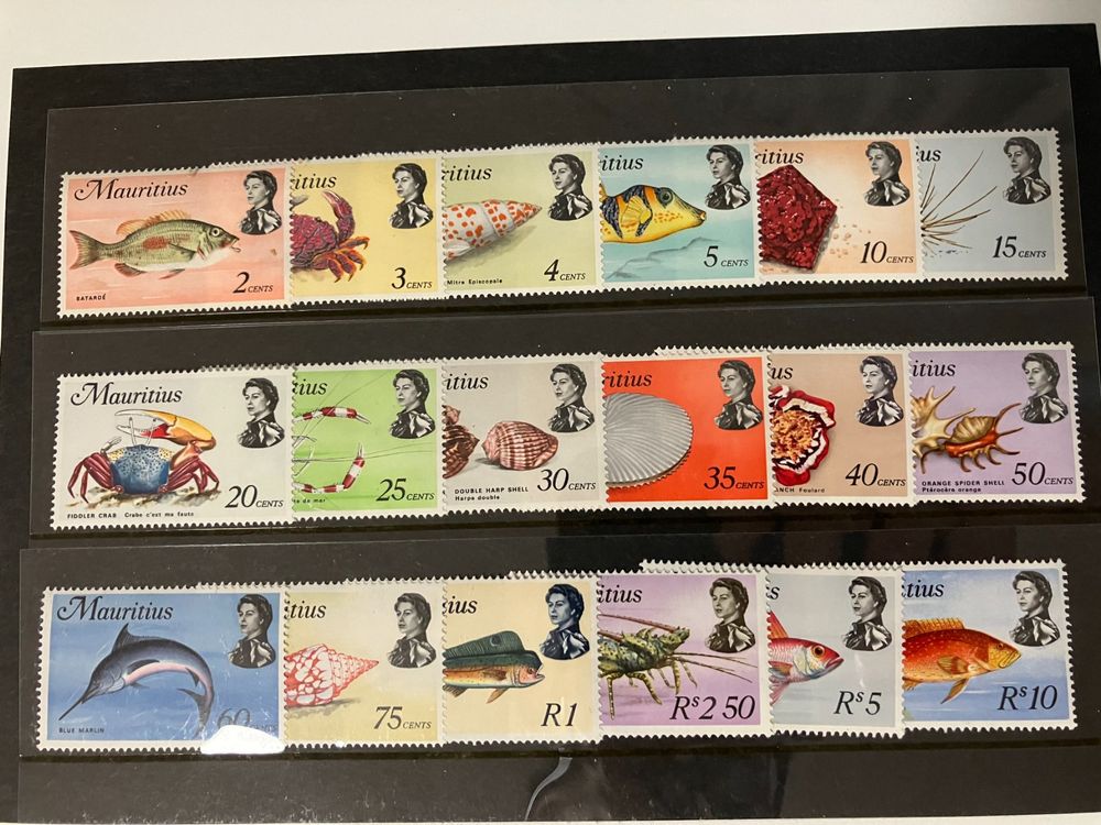 Mauritius 1969, **, Serie Fische, 18 Werte (Gebraucht) in Würenlos für ...