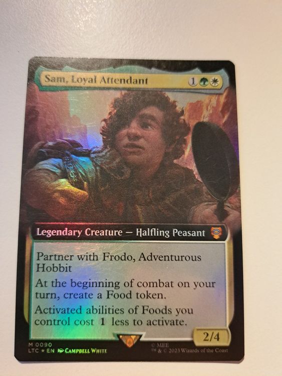 Lord of the Rings: Sam, Loyal Attendant Extended Art Foil (Neu (gemäss ...