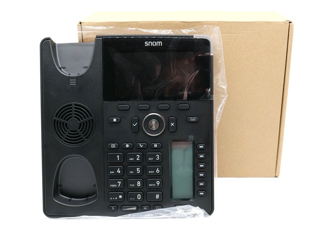 Snom D785 SIP VoIP-Telefon, Farbdisplay, 12 SIP Konten *NEU* (Neu und ...