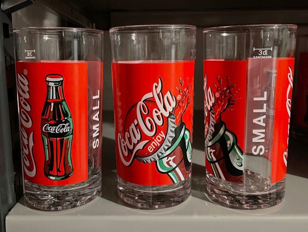 3er-Set COCA-COLA Small-Gläser (30cl) (Gebraucht) in Buchs SG für CHF 8 ...