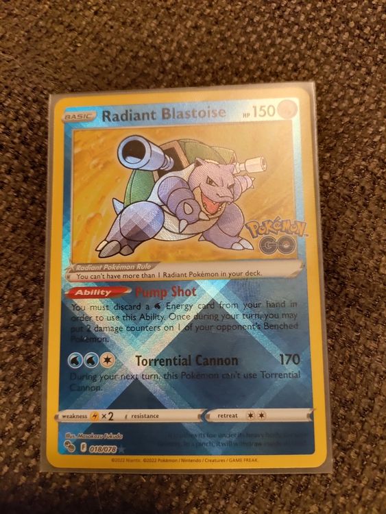 Radiant Blastoise 18/78 | Kaufen auf Ricardo