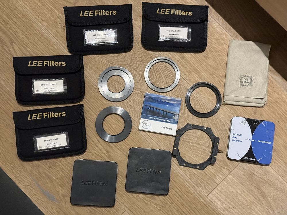 Lee Filter Kit: ND Filter, Gradual ND Filter & Adapterringe (Gebraucht ...