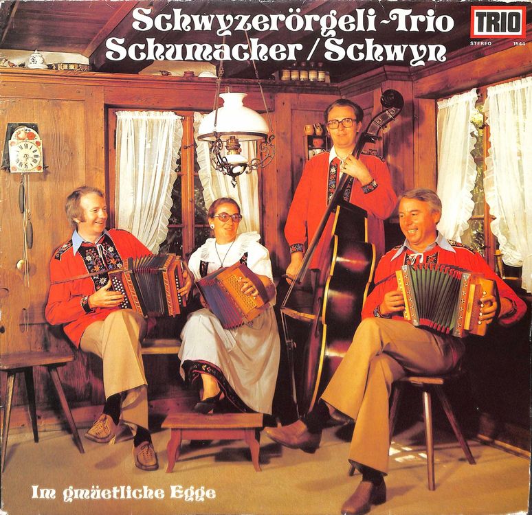 LP: Schwyzerörgeli-Trio Schumacher / Schwyn - 1976 (Gebraucht) in Trimmis für CHF 1 – mit ...