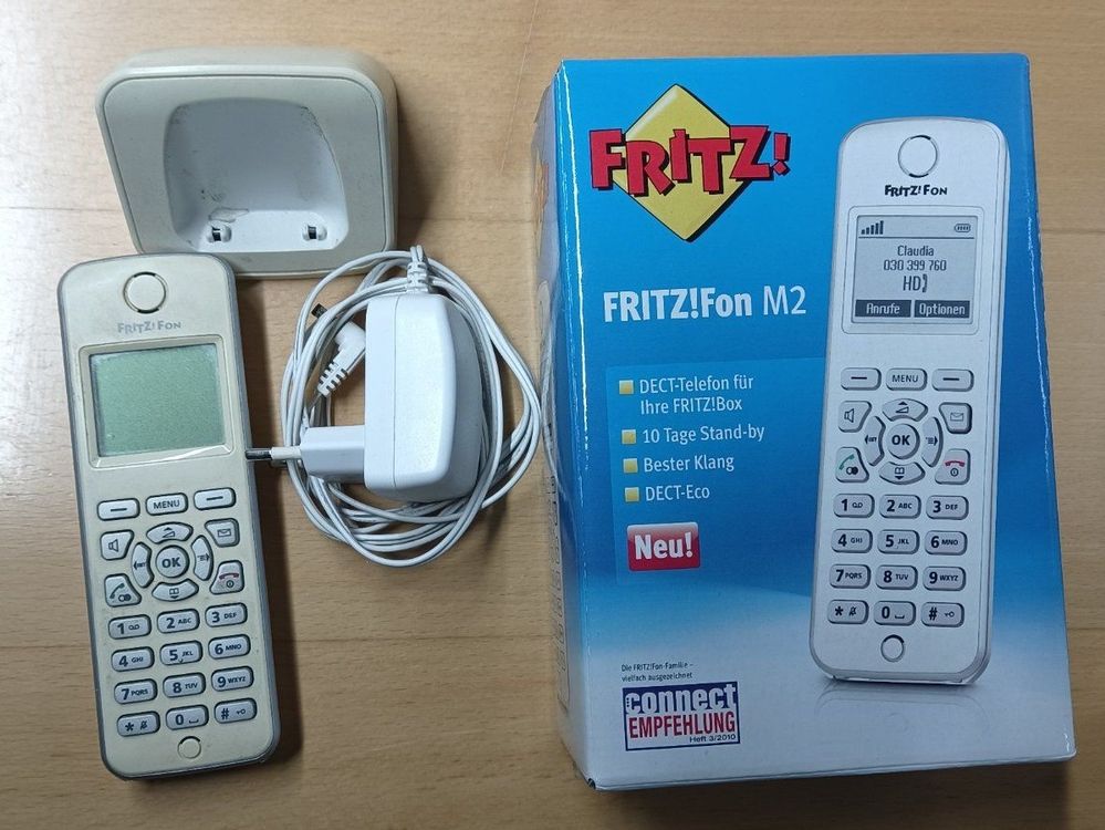 Fritz Fon DECT Telefon M2 (Gebraucht) in Vauderens für CHF 6 – mit ...