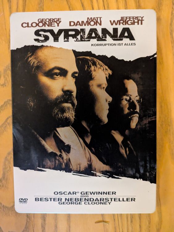 Steelbook-DVD: "Syriana" (Clooney, Damon, Wright) (Gebraucht) in ...