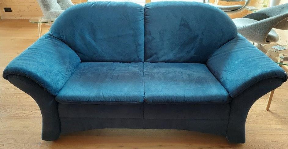 2er und 3er sofa - blau | Kaufen auf Ricardo