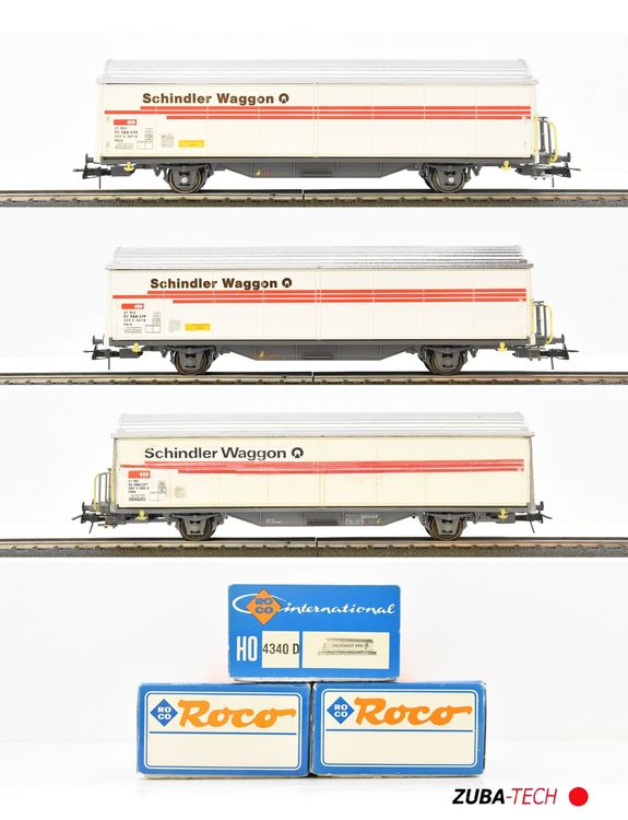 Roco 3x Schiebewandwagen der SBB GS H0 mit OVP (Neu (gemäss Beschreibung)) in St. Gallen für CHF ...