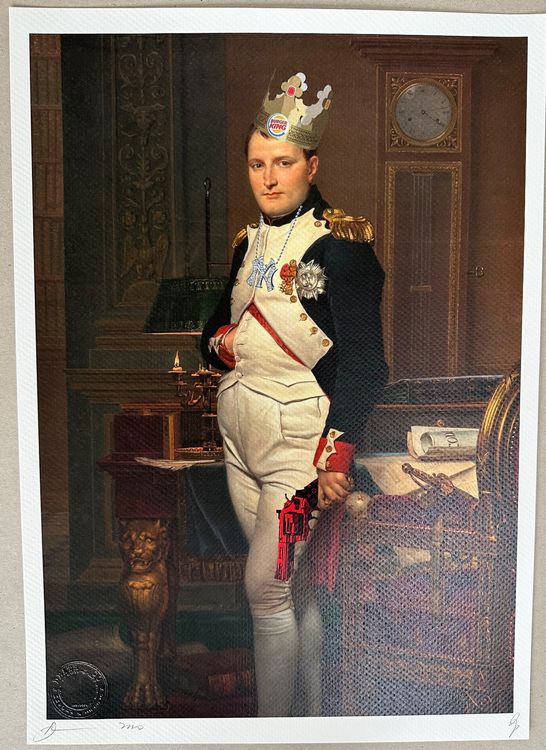 Death: Burger King Napoleon, POP ART, Street Art signiert | Kaufen auf ...