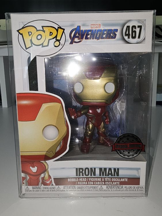 Funko Pop ! Marvel Iron Man Avengers 467 Special Edition (Neuf (Voir ...