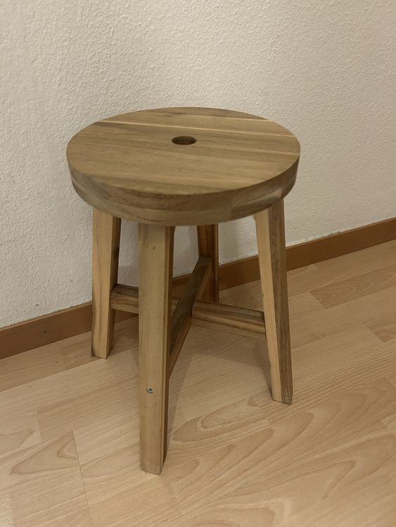 SKOGSTA Hocker aus Akazienholz (Gebraucht) in Zürich für CHF 19 – nur ...