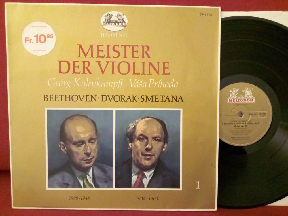BEETHOVEN, DVORÁK, SMETANA: Violinsonaten, PRÍHODA (Gebraucht) in Möriken AG für CHF 2 – mit ...