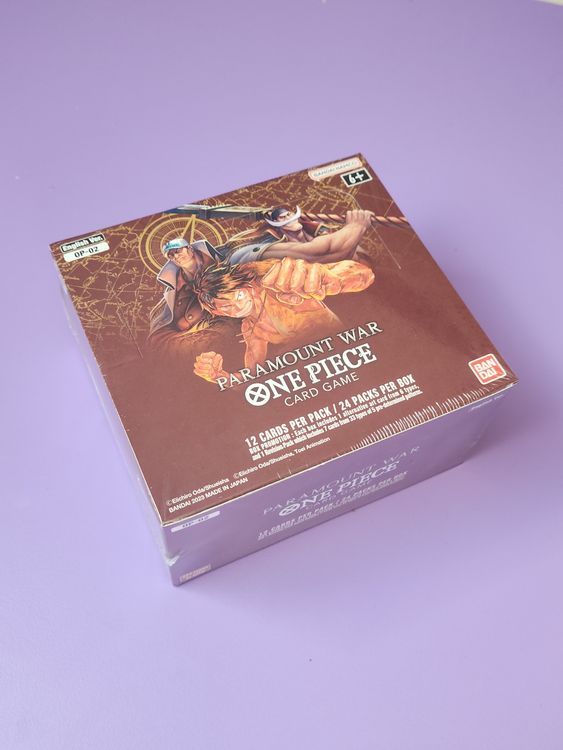 One Piece Card Game Op02 English Display (Neu und originalverpackt) in ...
