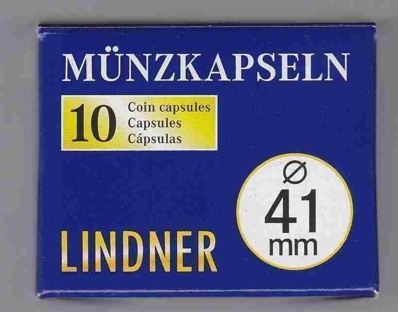 Lindner 10er Pack Münzkapseln 41 mm - 1 Silver Dollar (Neu und ...