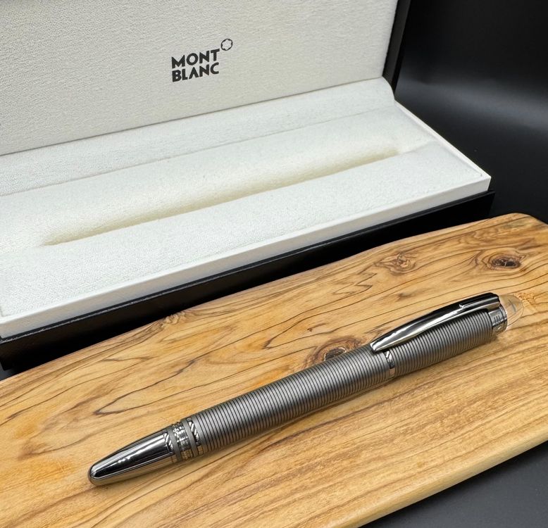 Montblanc Starwalker Midnight Black Metal Roller Ball Fine L (Neu ...