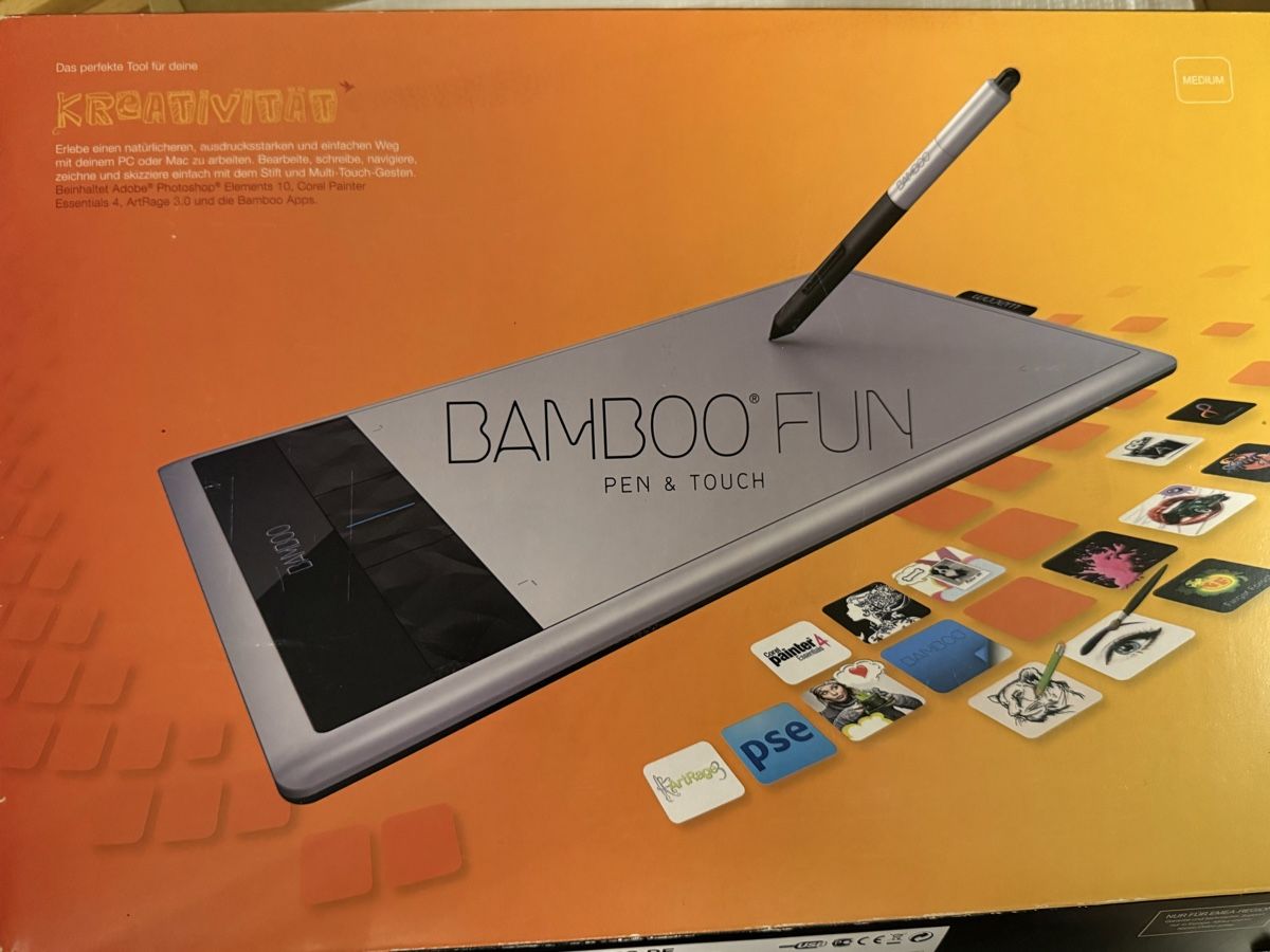 BAMBOO FUN Pen & Touch Generation Grafiktablett CTH-670S-DE (Gebraucht ...