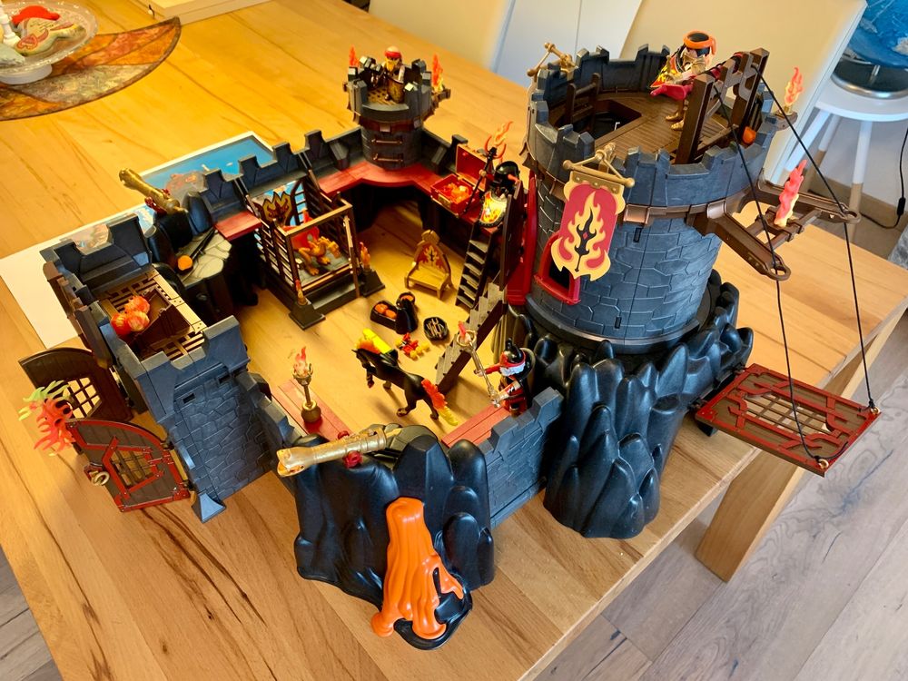 Playmobil Festung der Burnham Feuerfels - Novelmore 70221 (Gebraucht ...