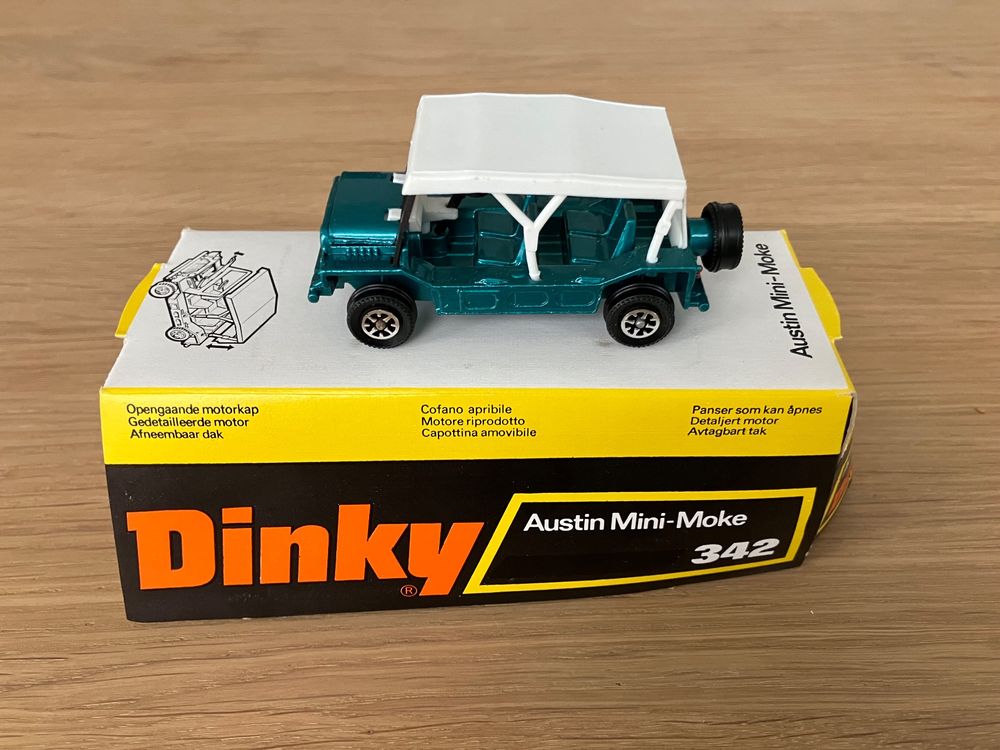 Dinky Toys Austin Mini Moke Nr. 342 grün weiss (Neu (gemäss ...
