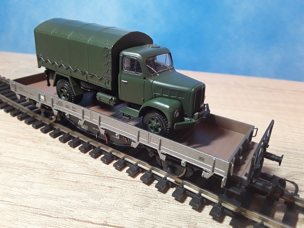 Liliput 235048 SBB Rungenwagen Kms-w & Saurer 2DM _ Spur H0 | Kaufen ...