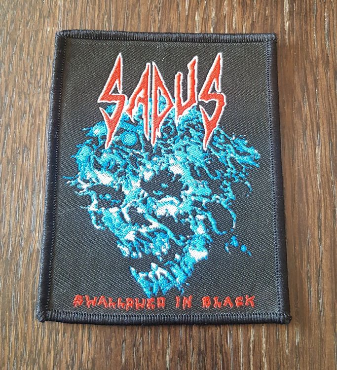 SADUS - Swallowed in Black Metal Patch Aufnäher | Comprare su Ricardo