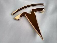 Tesla Emblem Gold | Kaufen auf Ricardo