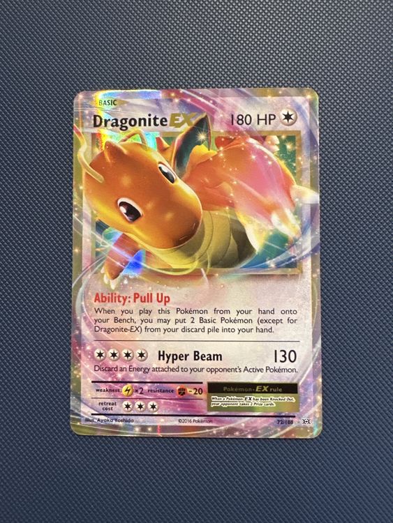 Pokemon Dragonite Dragoran EX Fullart mega selten Top Zust. | Kaufen ...