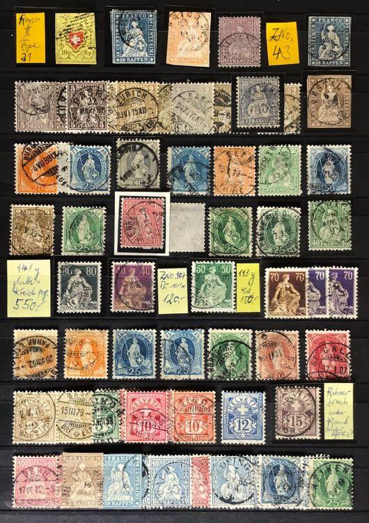 Schweiz-Sammlung ab Rayon und Strubel, bis ca. 1960 | Kaufen auf Ricardo