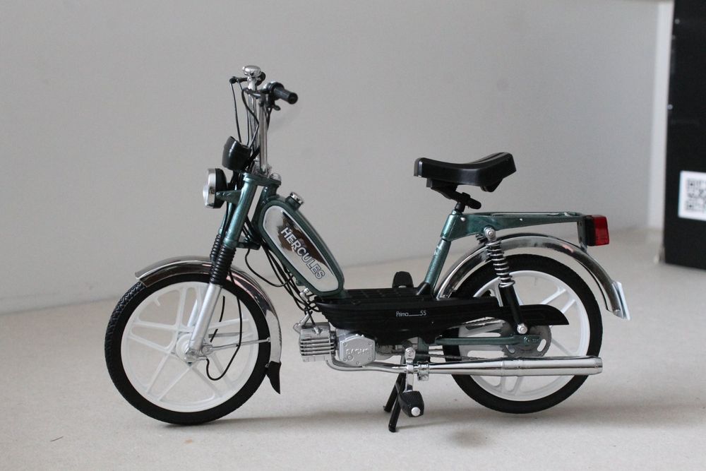 Mofa Hercules Prima 5S grün 1995 50cc Legends KK-Scale 1:10 (Neu und ...