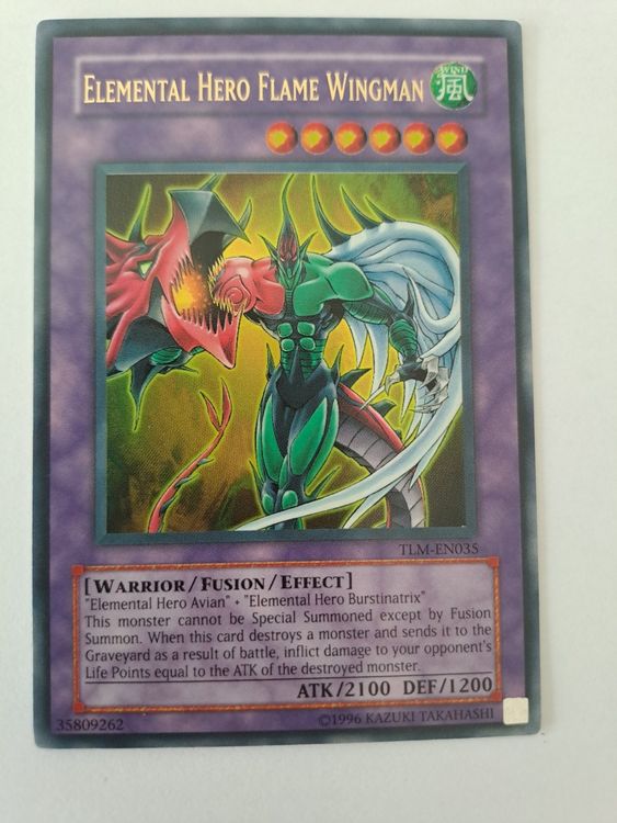 Elemental Hero Flame Wingman TLM-EN035 (Neu (gemäss Beschreibung)) in ...
