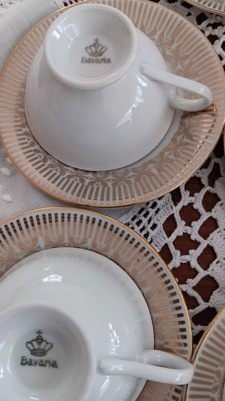 Servizio da tè Bavaria raro, vintage e raffinato ☕️ (55) (Usato) a ...