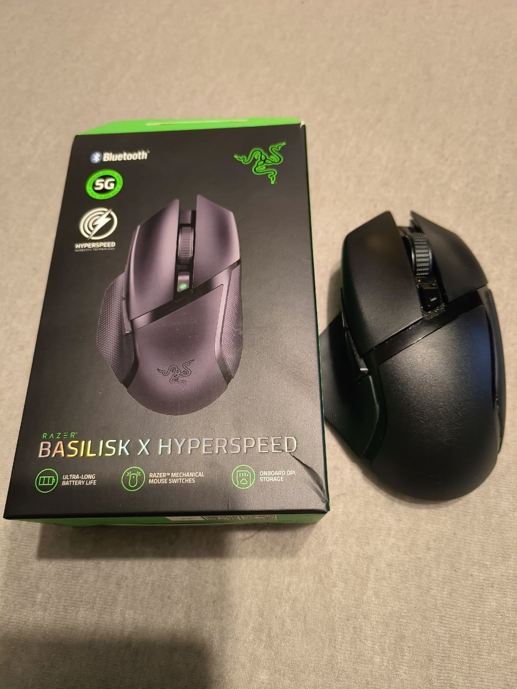 Razer Basilisk X Hyperspeed - Wireless Gaming Maus (Gebraucht) in ...