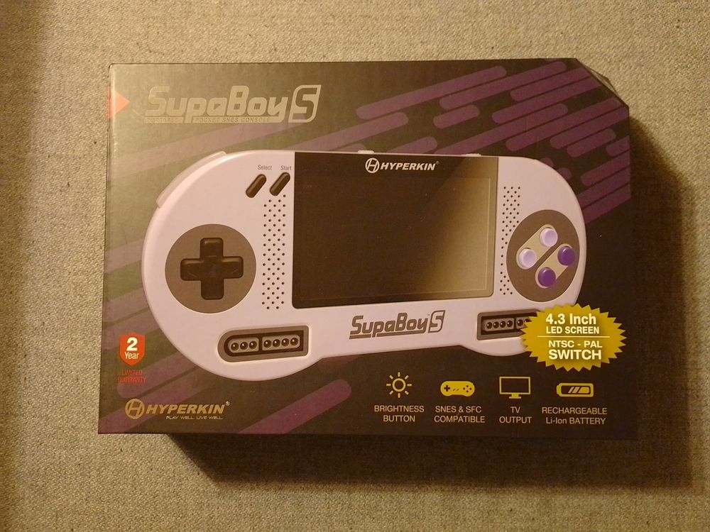 Console SupaBoy S pratiquement neuve ! (Neuf (Voir description)) à La ...