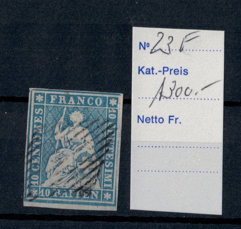 Strubel 23F mit Attest Urs Hermann K 1300.- | Kaufen auf Ricardo