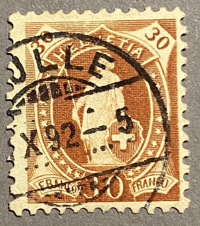 68C Stempel, SBK 80.- (Gebraucht) in Steinhausen für CHF 5 – mit Lieferung auf Ricardo kaufen