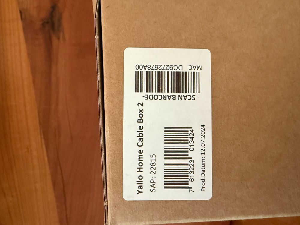 Yallo home cable box 2 (Neu und originalverpackt) in Lugano für CHF 28 ...