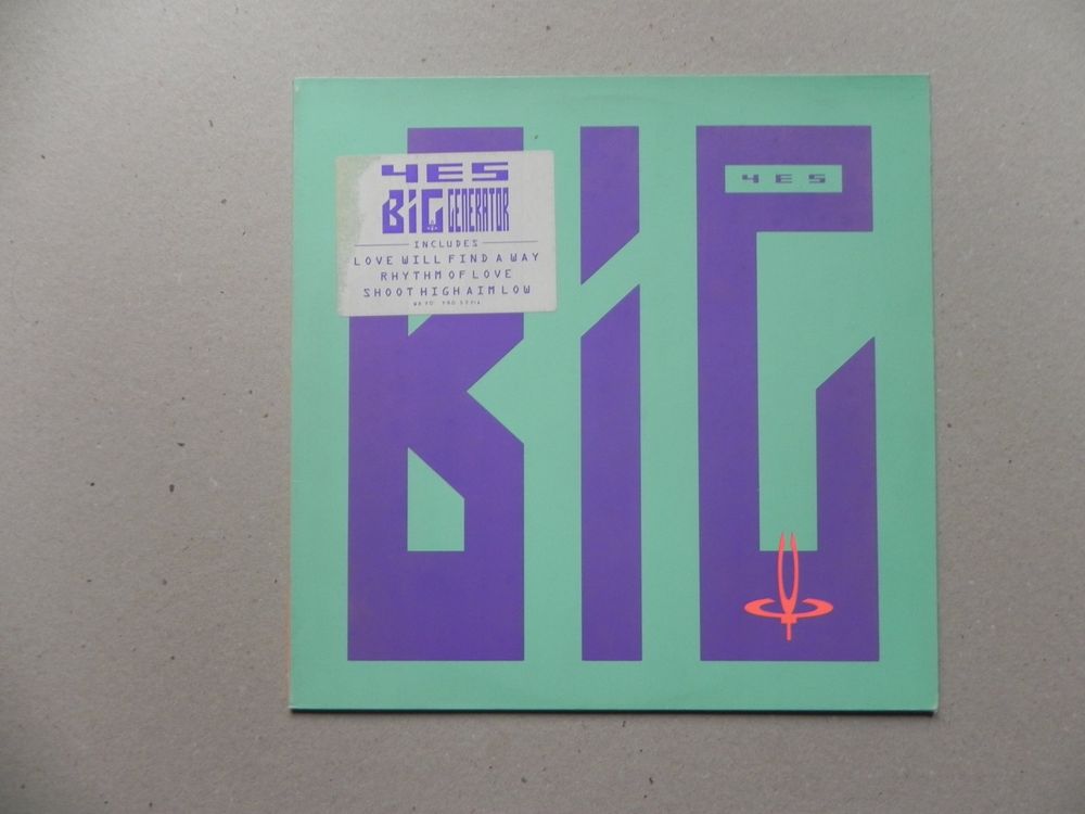 LP brit. Progressiv Art Rock Yes 1987 Bic Generator (Gebraucht) in ...