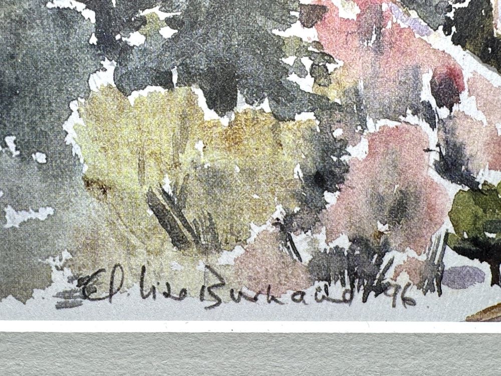 ELISE BURNAND 1996 Aquarelle sur carton Lausanne La Source (Gebraucht) in Morges für CHF 220 ...