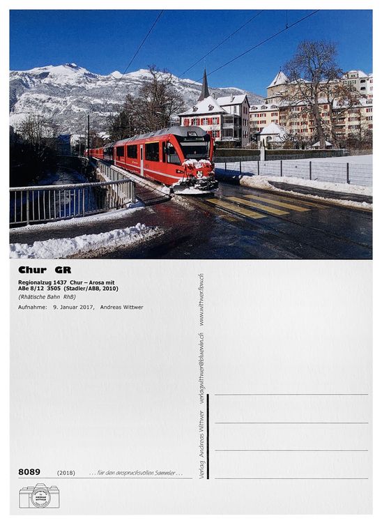 Chur Stadt Altstadt Graubünden RhB Arosa Bahn Allegra ABe (Neu (gemäss Beschreibung)) in Bern ...