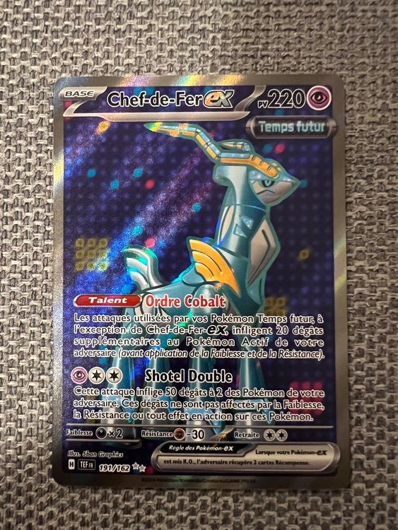 Pokémon Forces temporelles: Chef-de-Fer Ex 191/162 FR (Neu (gemäss ...