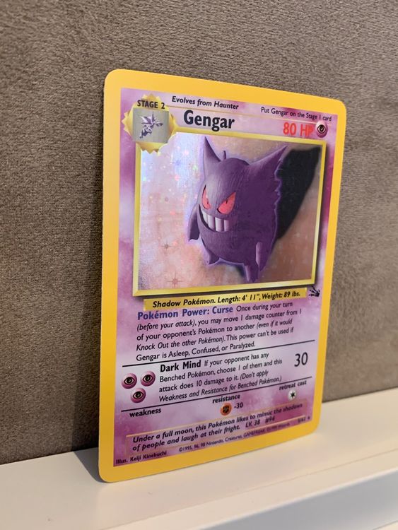 5/62 Gengar Holo Rare ENG Pokemon Fossil (Gebraucht) in Fislisbach für CHF 41 – mit Lieferung ...