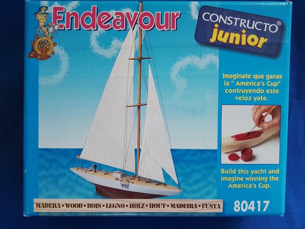 Constructo junior 80417 Endeavour Schiff Holzbausatz | Kaufen auf Ricardo