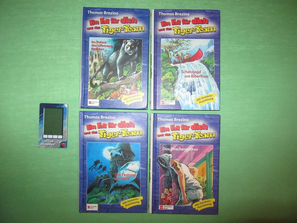 Tiger-Team 30,31,32,34, Ein Decoder, Bücher Kinderkrimi (Gebraucht) in ...