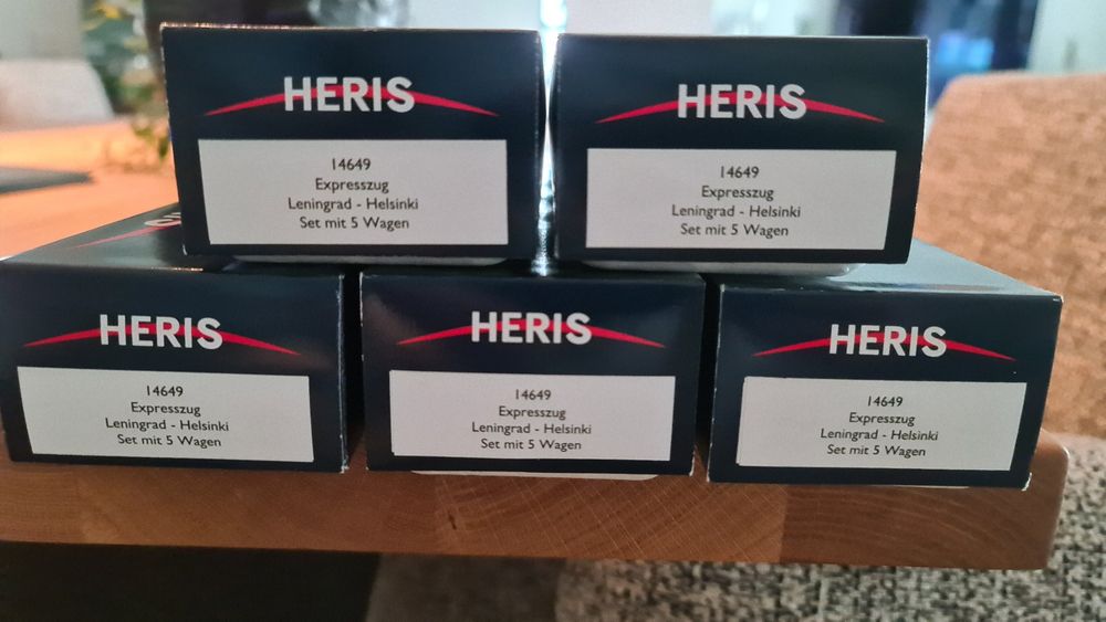 HERIS H0 14649 5-PW RZD "Nachtexpress Leningrad-Helsinki" (Neu und originalverpackt) in Anglikon ...