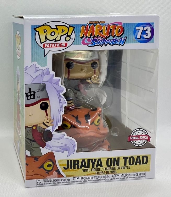 Funko Pop! Naruto Shippuden, Jiraiya on Toad 6“, Special Ed. (Neu ...