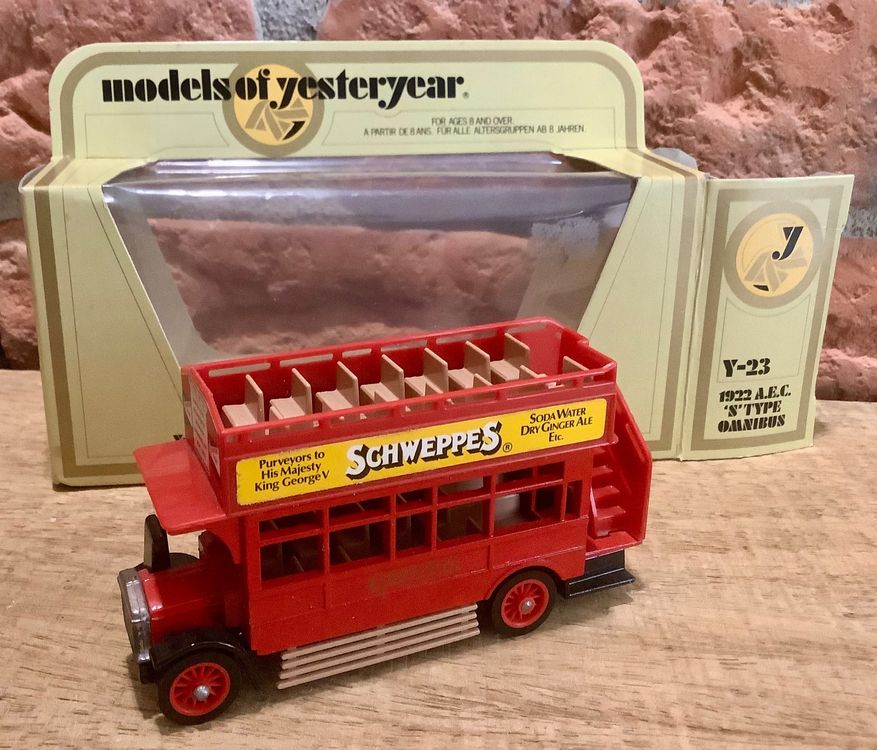 1982 Matchbox 1922 AEC Bus Doppeldecker OVP - England London (Neu und ...