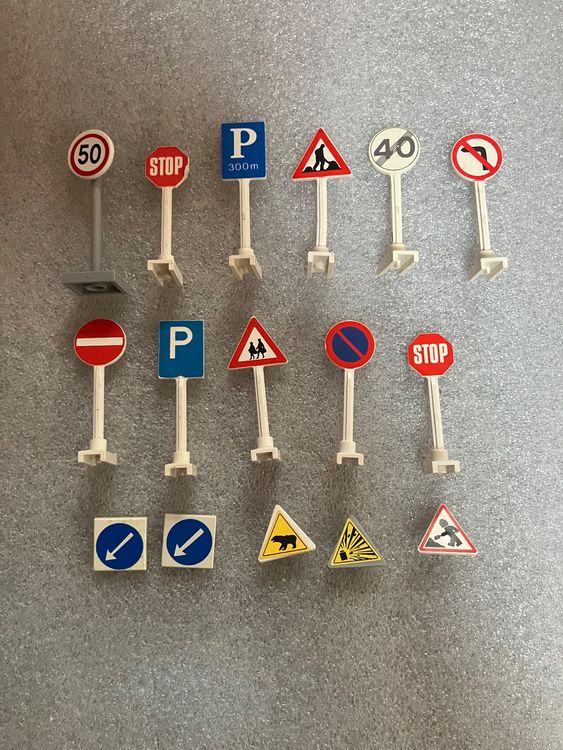 16 Lego Roadsigns ab 1.-! Verkehrszeichen signalisation | Kaufen auf ...