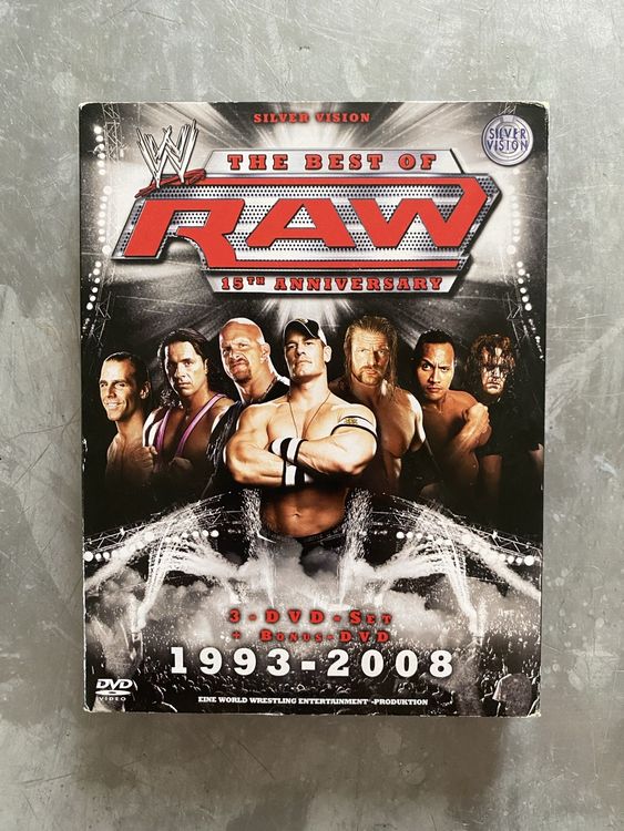 WWE - The Best Of RAW - 15th Anniversary (4 DVDs) (Gebraucht) in ...