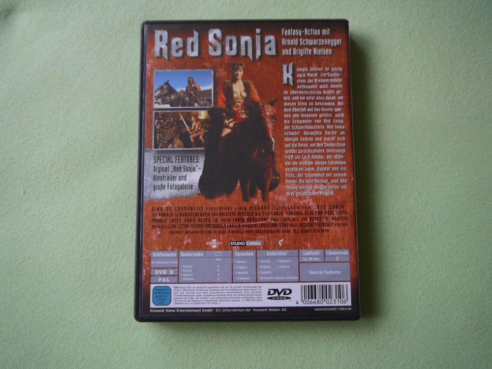 CONAN-RED SONJA-Arnold Schwarzenegger/Brigitte Nielsen | Kaufen auf Ricardo