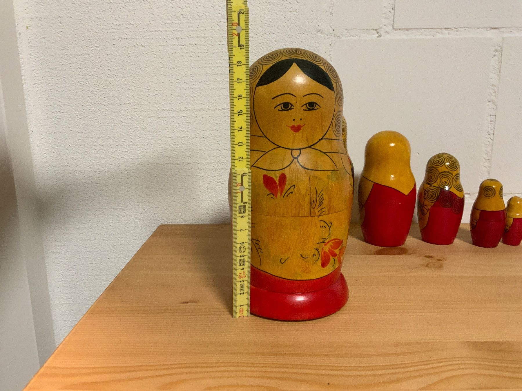 Matrjoschka, Babuschka Holzpuppen 7-teilig, Vintage Style! (Gebraucht ...