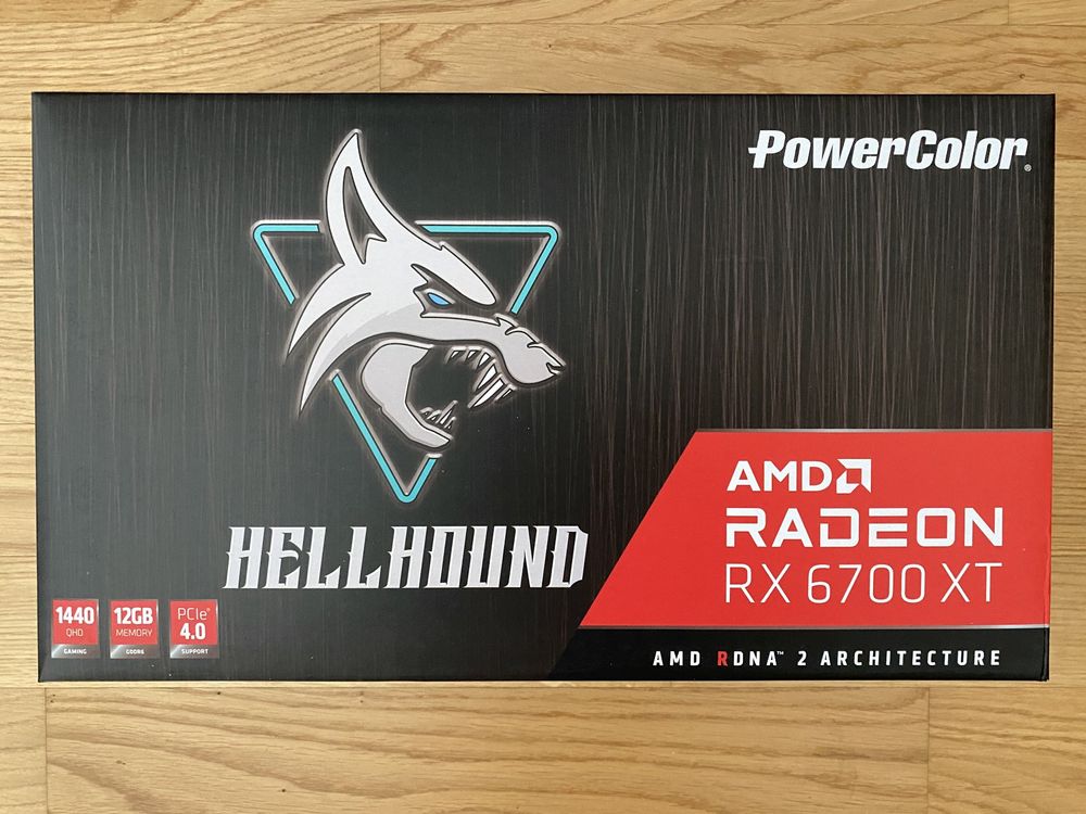 AMD Radeon RX 6700 XT Hellhound PowerColor Grafikkarte (Gebraucht) in ...