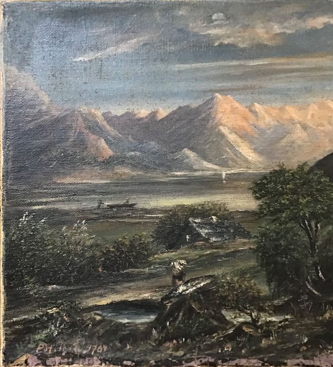 Antike Landschaft Gemälde Signiert (Gebraucht) in Root für CHF 55 – mit Lieferung auf Ricardo kaufen